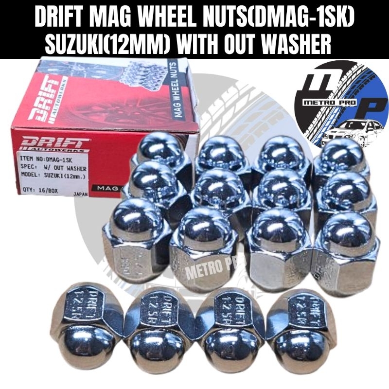 Drift Mag Wheel Nuts(DMAG-1SK)Suzuki 1.25 RH(10mm)With Out Washer ...
