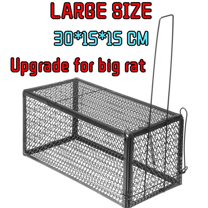 mouse trap for big rats 30*15*15cm Large rat trap Mouse Cage Trap Live ...
