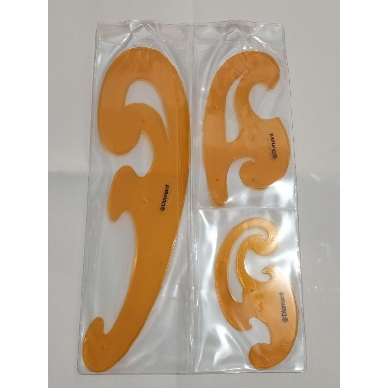 DIAMANT FRENCH CURVE SET (3PCS) | Shopee Philippines