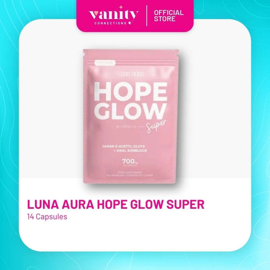 Luna Aura Hope Glow Glutathione 14capsules Mini Pack | Shopee Philippines