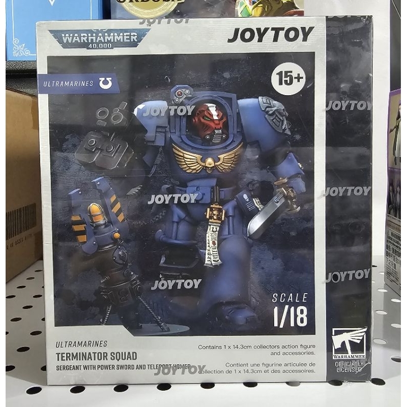 Joytoy Warhammer 40k Ultramarines Terminator Squad Sergeant with Power ...