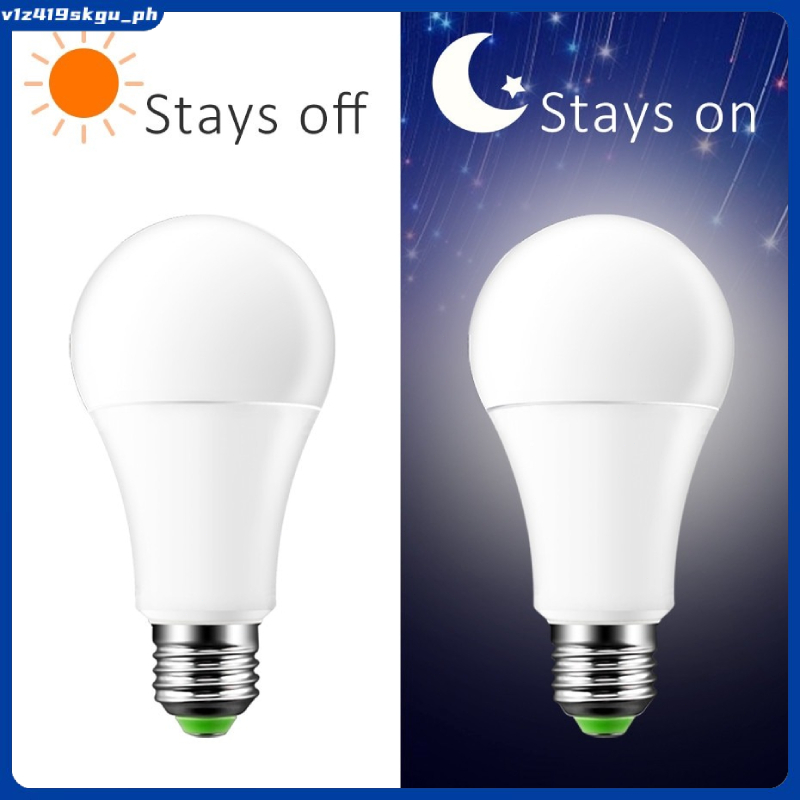 Sensor Bulb Dusk to Dawn Smart LED Lamp Bulbs Day Night Light Auto On ...