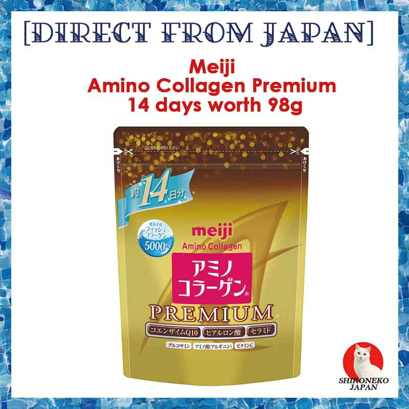 MEIJI Amino Collagen Premium 14 days worth 98g【Direct from Japan】 | Shopee Philippines