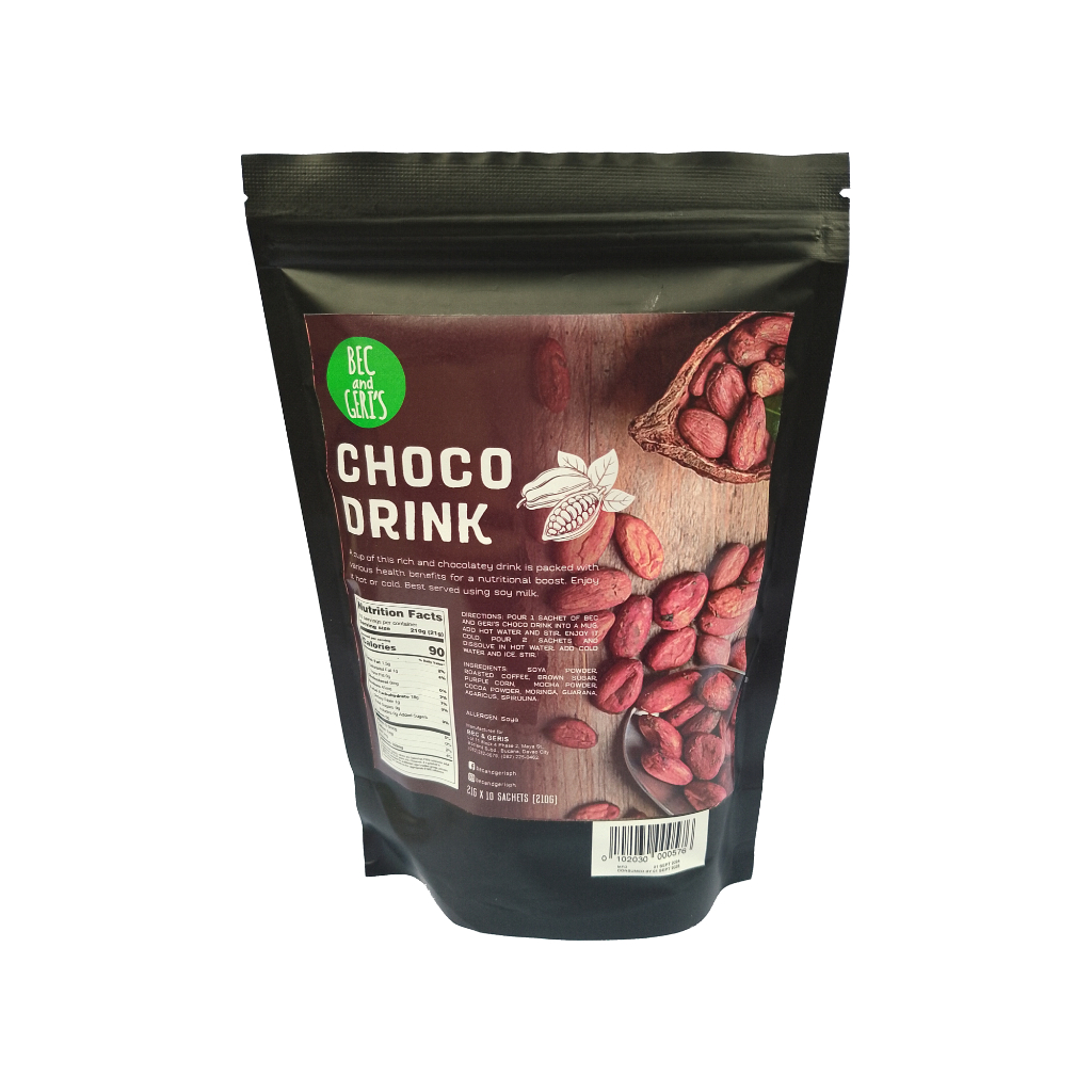 Choco Drink | Purple Corn | Moringa | Agaricus | Spirulina | Bec and ...