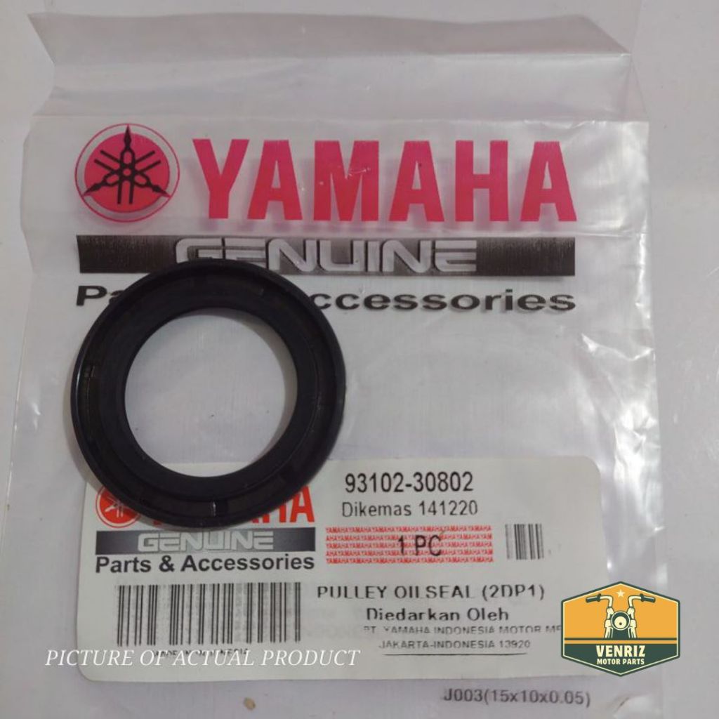 [Genuine PartNo.93102-30802] PULLEY OIL SEAL (2DP1) - Yamaha NMAX V1/V2 ...