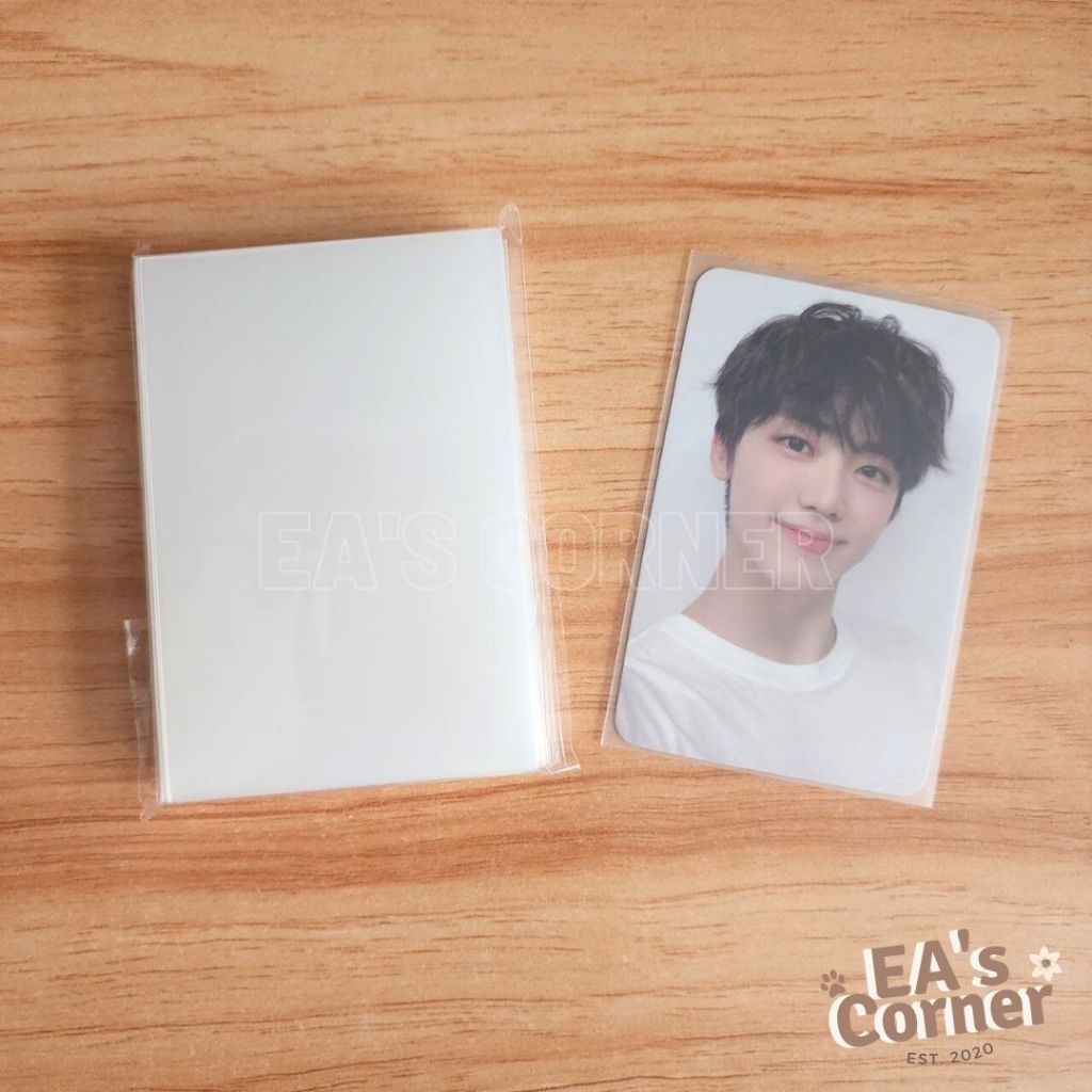 [EA's Corner] Matte Frosted Card Sleeves with Adhesive 58x88 | 65x91 ...