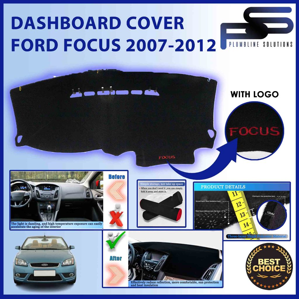 Dashboard Cover Ford Focus 2007-2012 / 2013-2019 Explorer 2012 - 2020 ...