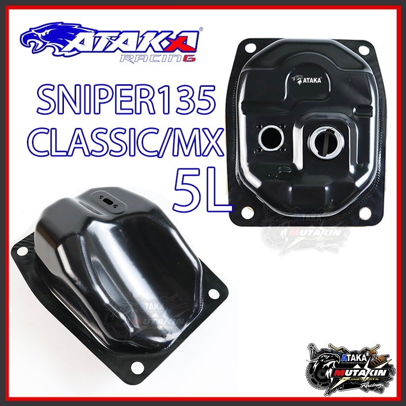 ATAKA Motorcycle Gas Tank Sniper135 CLASSIC/MX135 5L | Shopee Philippines