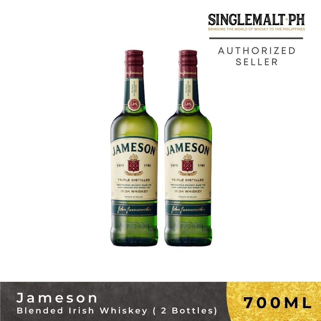 Jameson Blended Irish Whiskey 70cl (2 Bottles) | Shopee Philippines