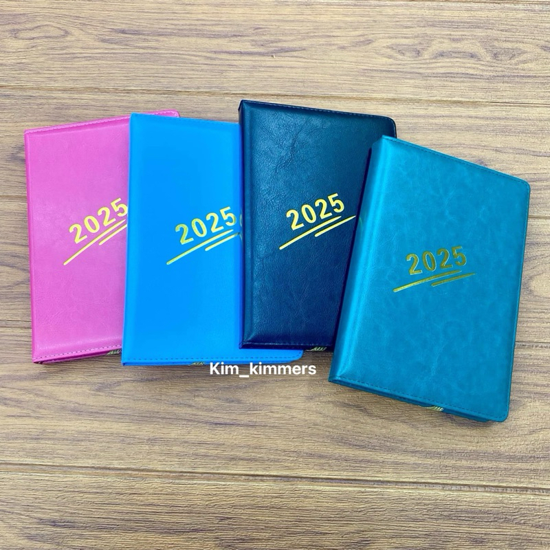 2025 or 2024 Plain Hardbound Planner with garter and month divider ...