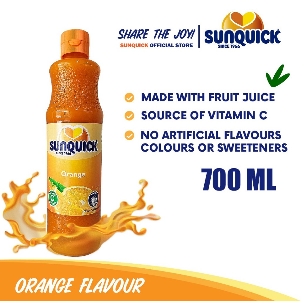 Sunquick Orange Juice Concentrate 700ml | Shopee Philippines