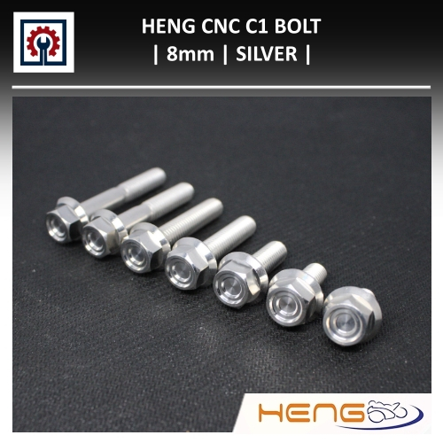 HENG CNC C1 BOLT | 8mm |SILVER | 1 PC | Shopee Philippines
