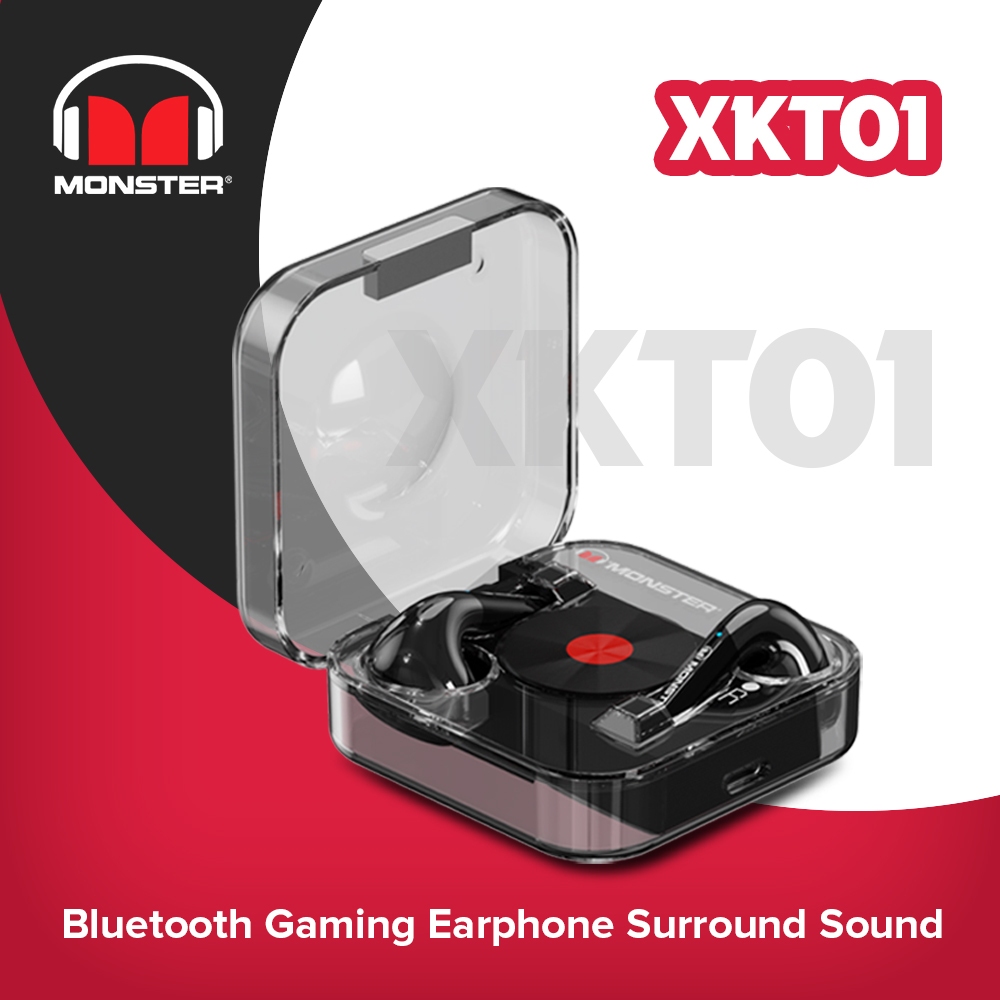 Monster XKT01 Bluetooth Gaming Earphone Surround Sound Fast Connection ...
