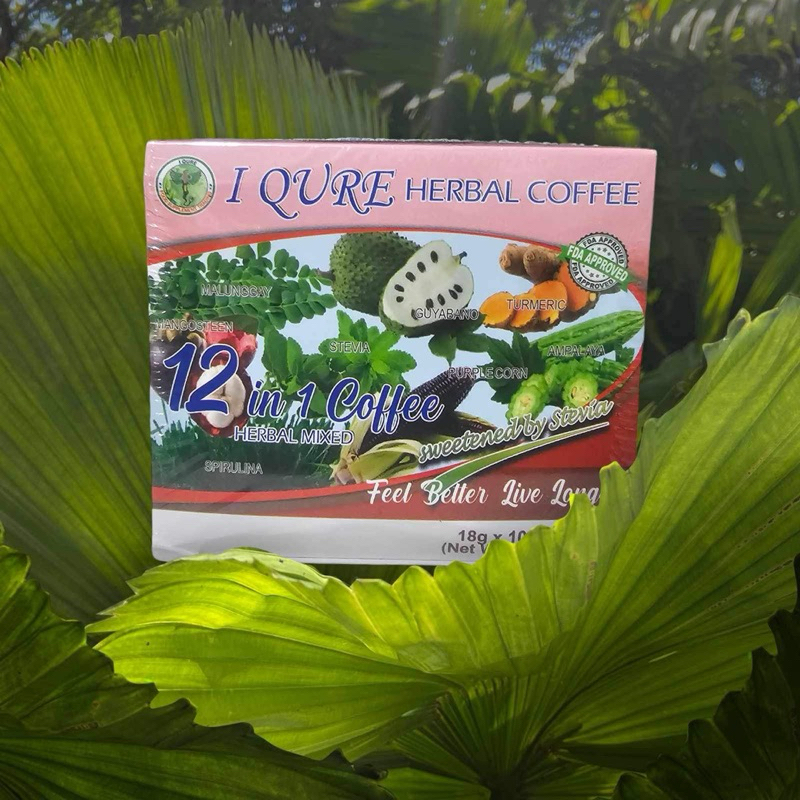 I Qure Herbal Coffee 12in1 (10sachet) | Shopee Philippines