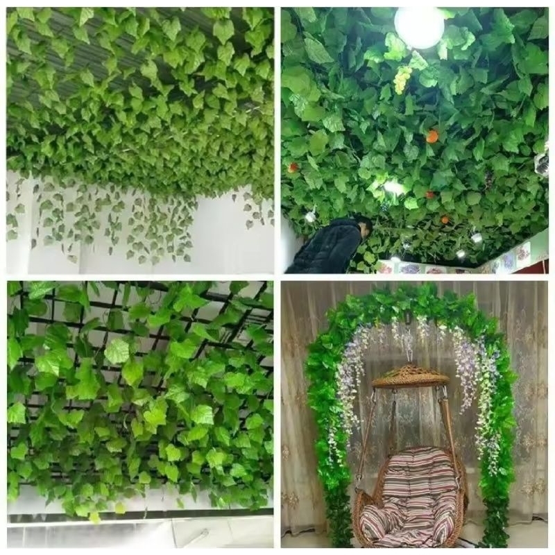 2.4m Fake Vines Fake Ivy Leaves Artificial Ivy, Garland Greenery Vine ...