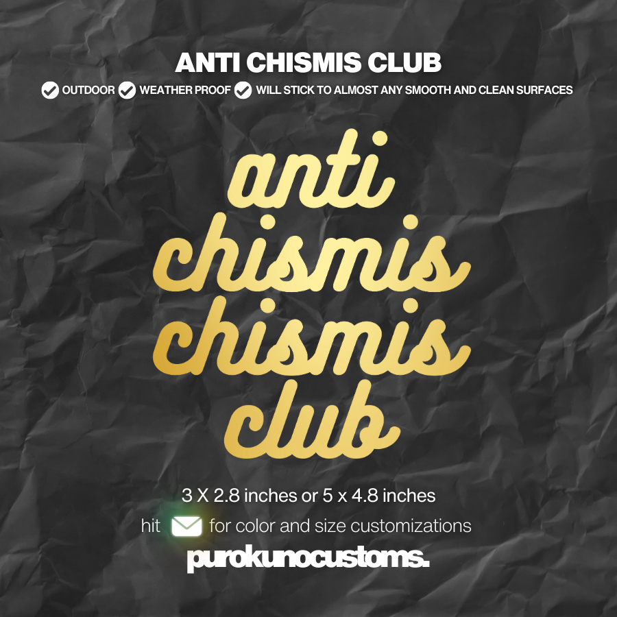 ANTI CHISMIS CHISMIS CLUB WATERPROOF AND WEATHERPROOF CAR & MOTORCYLE ...