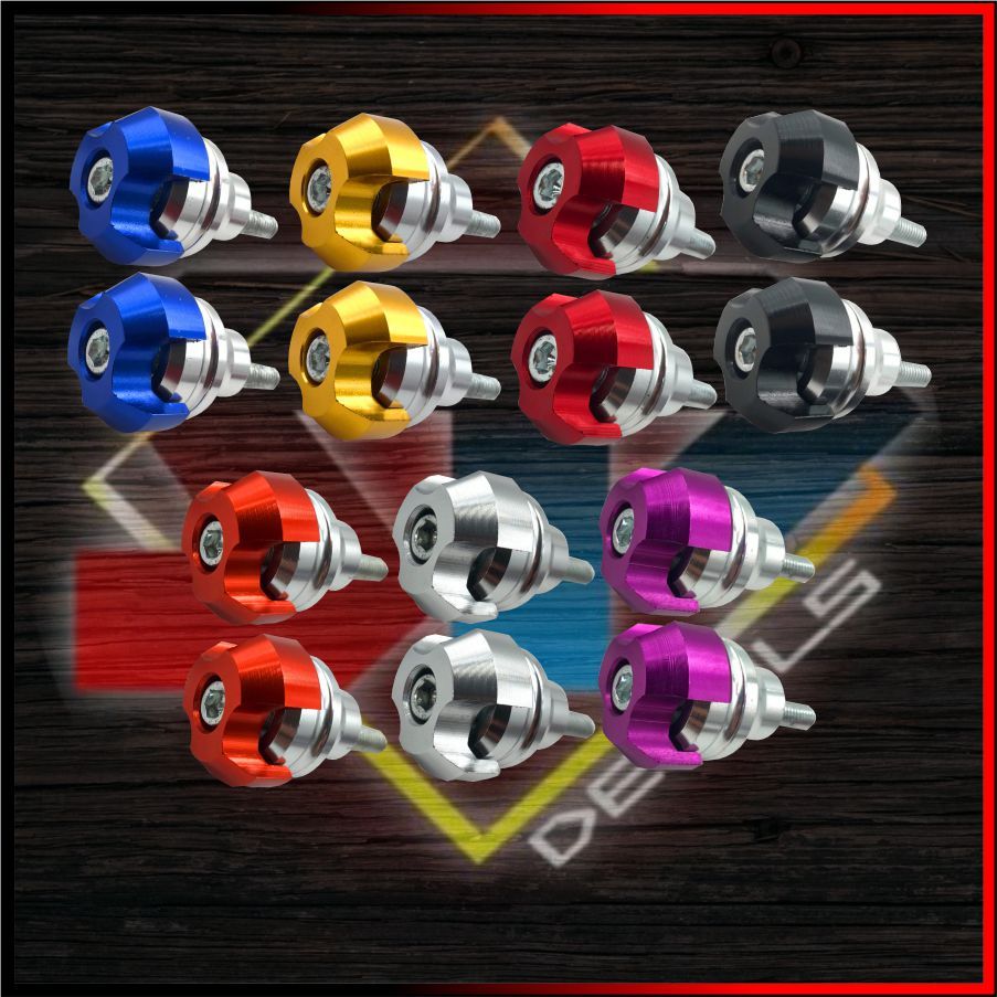 SP DECALS Motorcycle Pair Bar End Plate Holder Bolt Alloy | Shopee ...