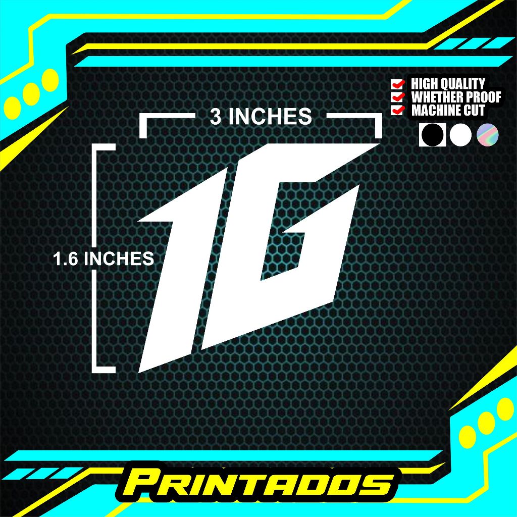 ORIGINAL 1G decal sticker cutout for car , motorcycle and more | Shopee ...