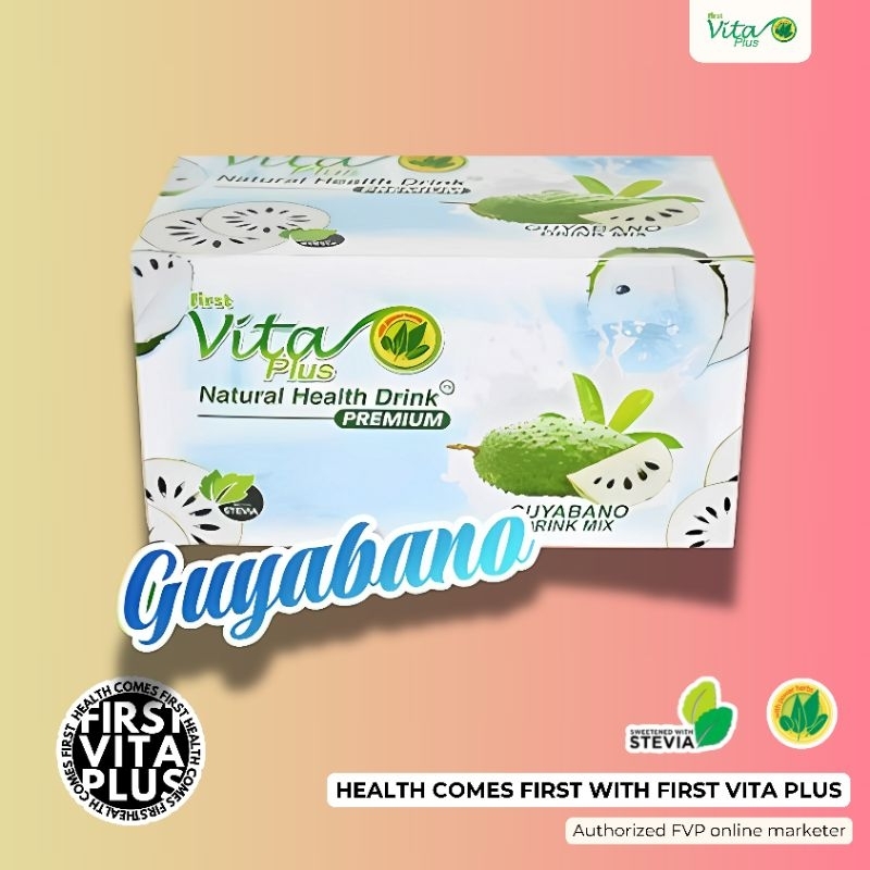 First Vita Plus Guyabano Premium (20 sachets) | Shopee Philippines