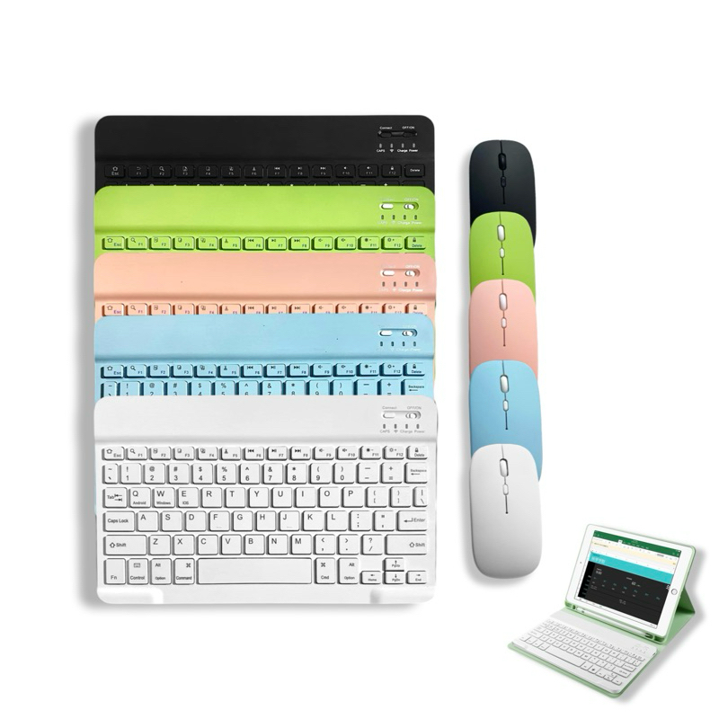Wireless Keyboard Bluetooth Type C Charging for Tablet or PC | Shopee ...
