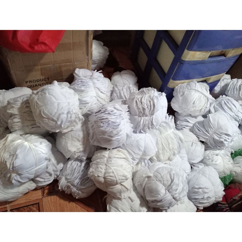White Round Basahan 7 inches diameter per 100 pieces | Shopee Philippines