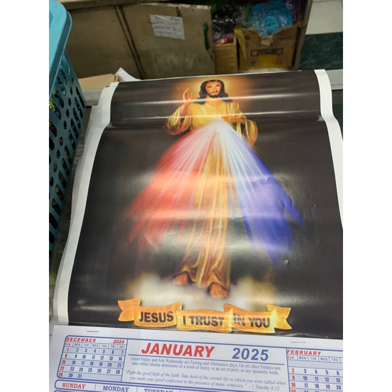 Divine Mercy Wall Calendar 2025 | Shopee Philippines