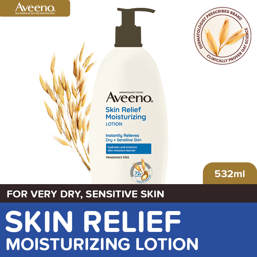 Aveeno Skin Relief Moisturizing Lotion 532ml: eczema, atopic dermatitis ...