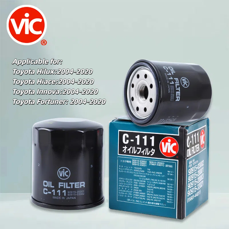 Japan Vic Oil Filter C-111 for Toyota Innova/ Fortuner/ Hilux/ Hiace ...