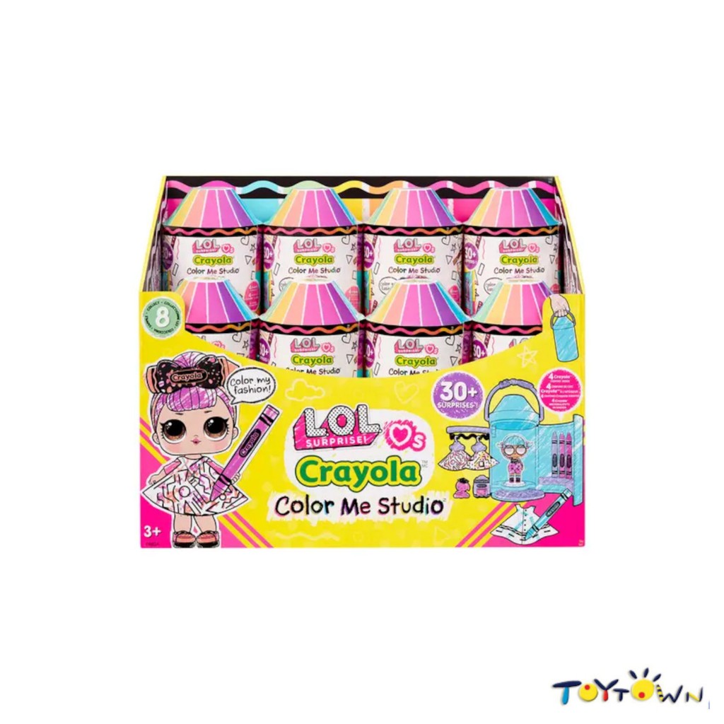 LOL Surprise Assortment Surprise Loves CRAYOLA Color Me Studio | Shopee ...
