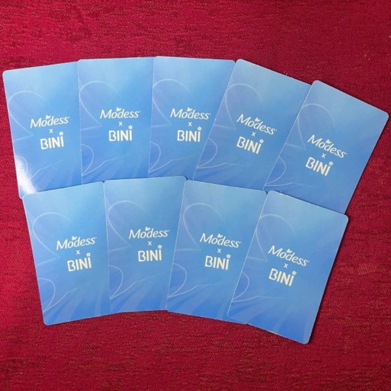 [UNOFFICIAL] Modess x BINI Inspired Photocards - Complete Set with ...