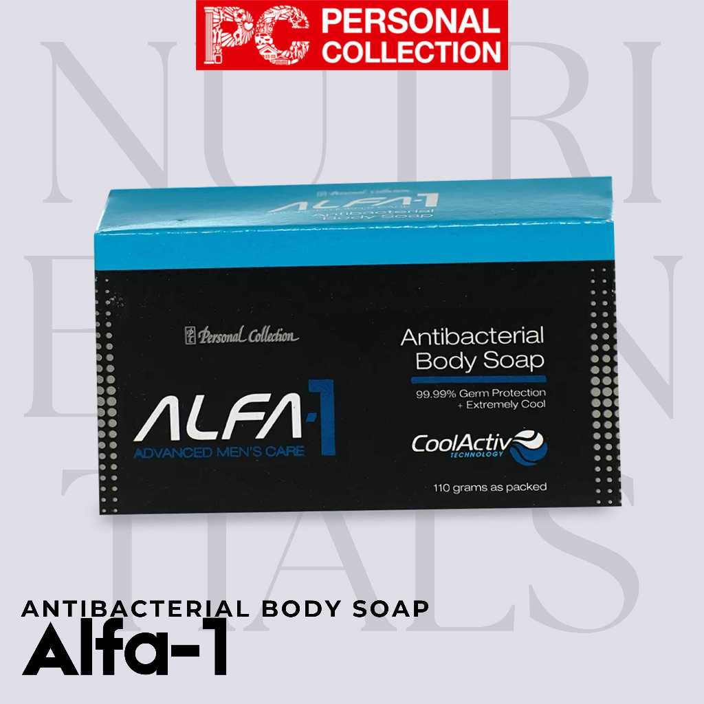 Personal Collection Alfa-1 Advanced Men's Care Antibacterial Body Soap ...
