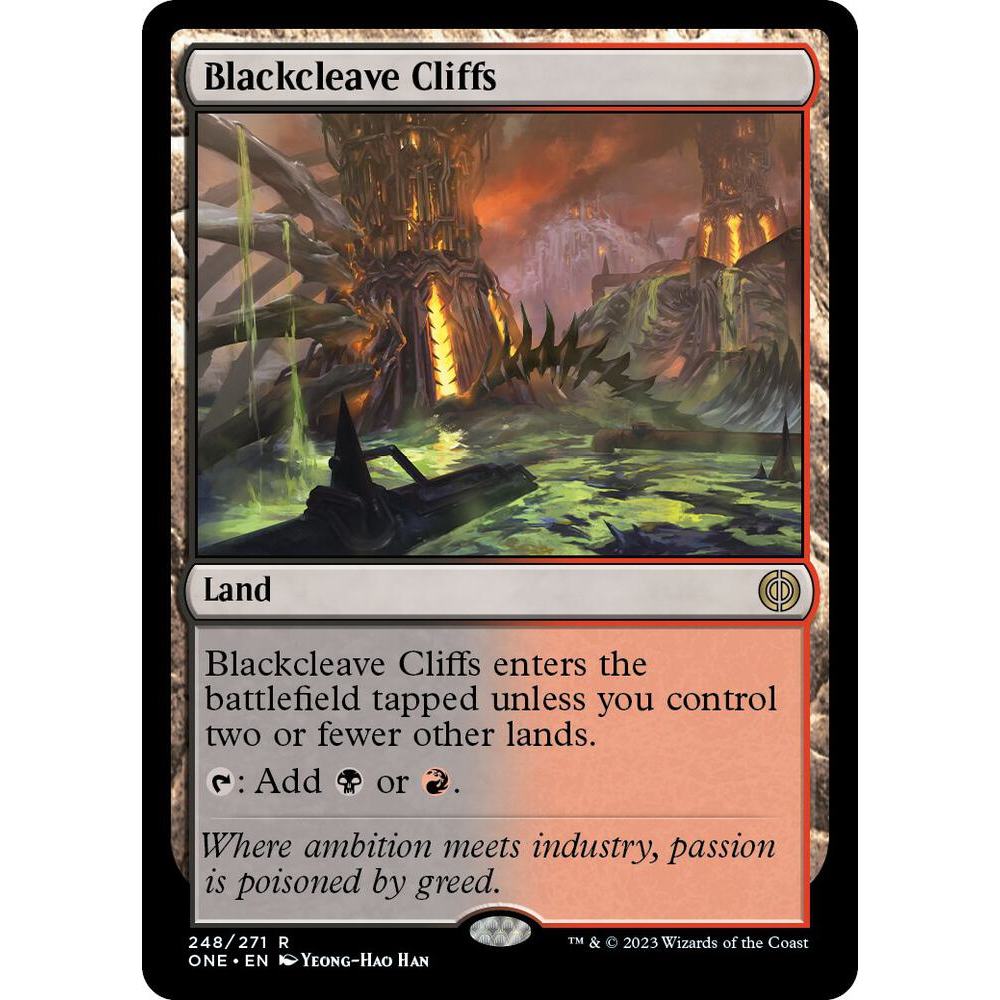 Magic: The Gathering | Blackcleave Cliffs | Phyrexia: All Will Be One ...