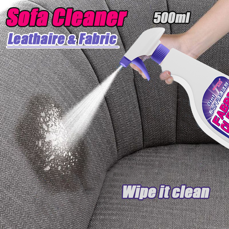 Fabric Sofa Cleaner 500ml Sofa Stain Remover No Washing Multi Purpose Fabric Cleaner Carpet ...