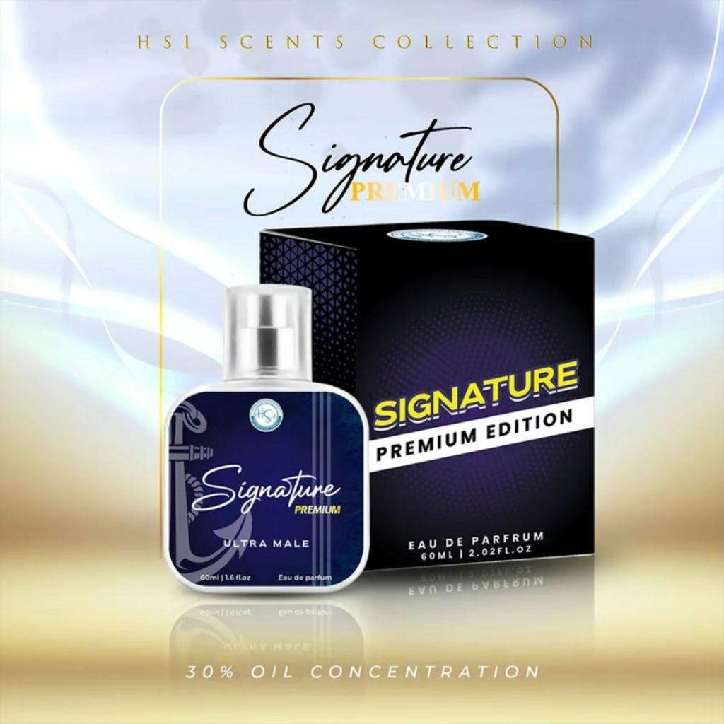 Ultra Male Perfume 60ml Premium Edition By HSI Scents Collection ...