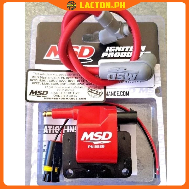 MSD slim fit (PN 8228) ignitioncoil universal for fi carb Motorcycle ...