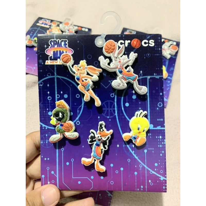 Original Crocs Space Jam 2 Character 5 Pack Jibbitz | Shopee Philippines