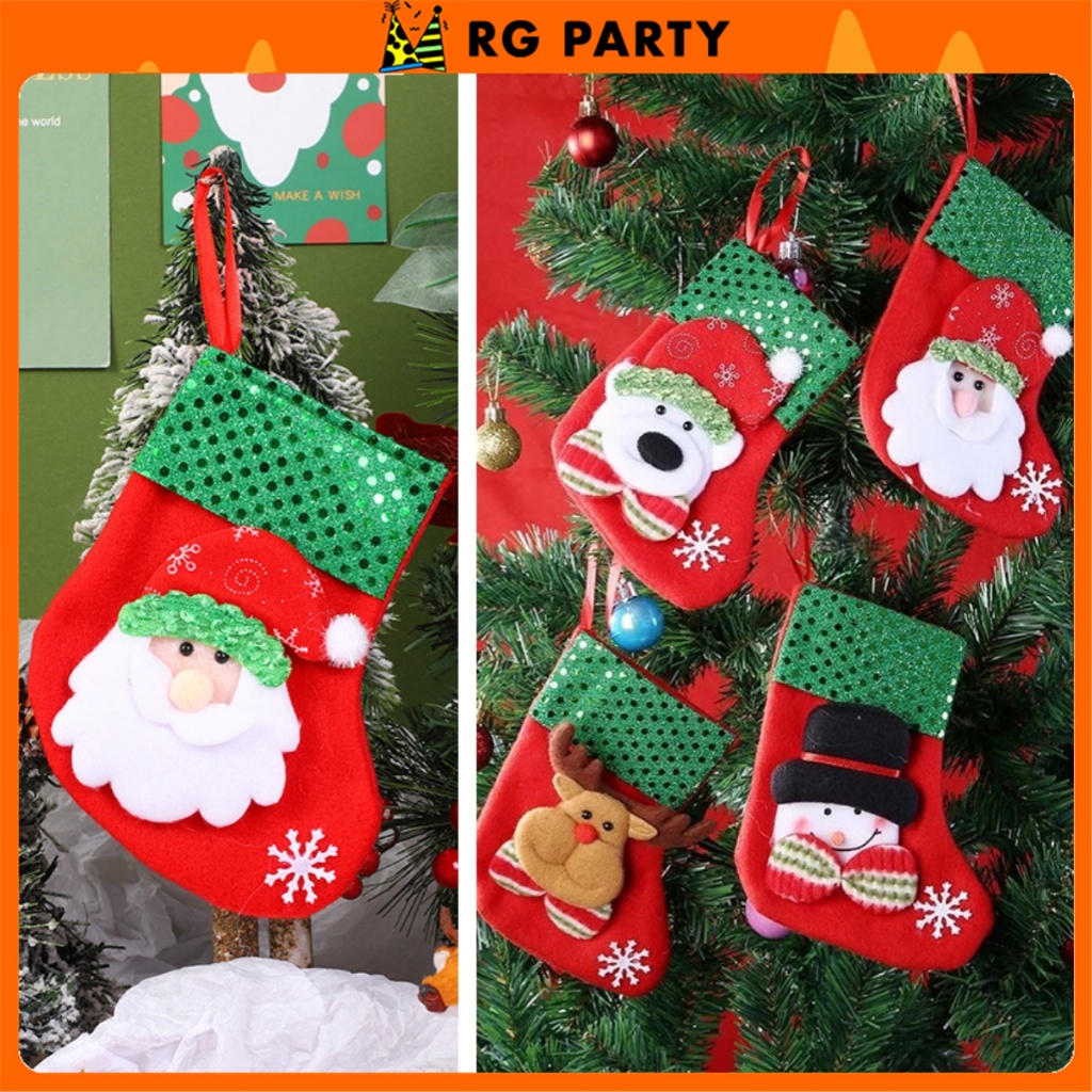 New Year Gifts Bag Christmas Stocking Noel Christmas Decorations rHome ...
