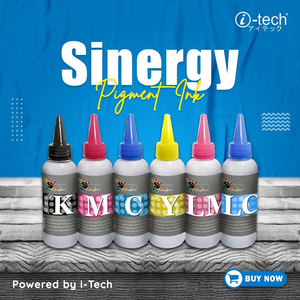 i-tech Sinergy Pigment Ink High Quality and Lasting Colors 100ML ...