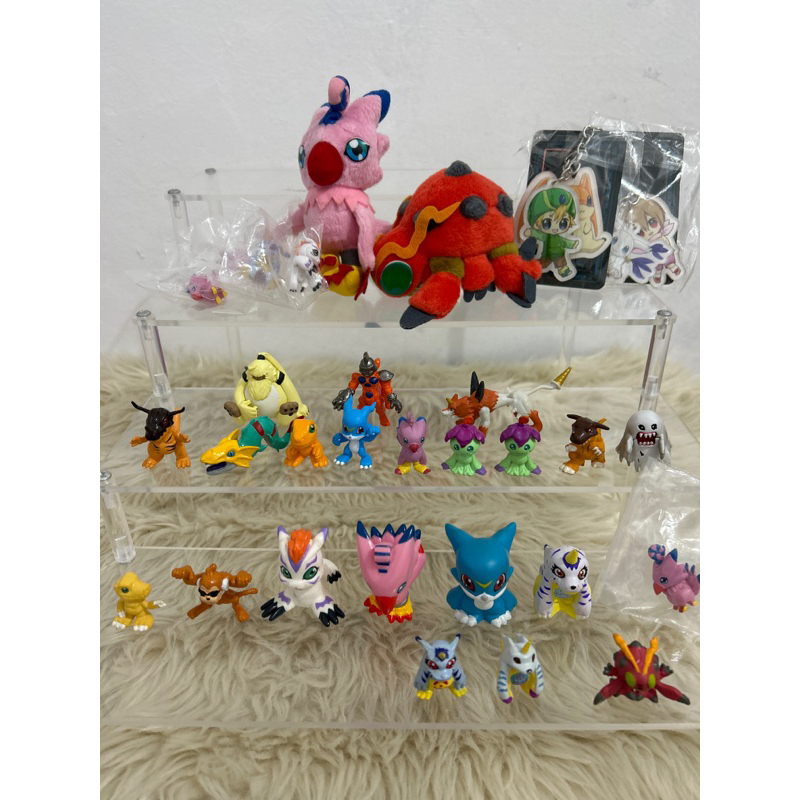 DIGIMON Mini toy figures keychains and Finger puppet | Shopee Philippines