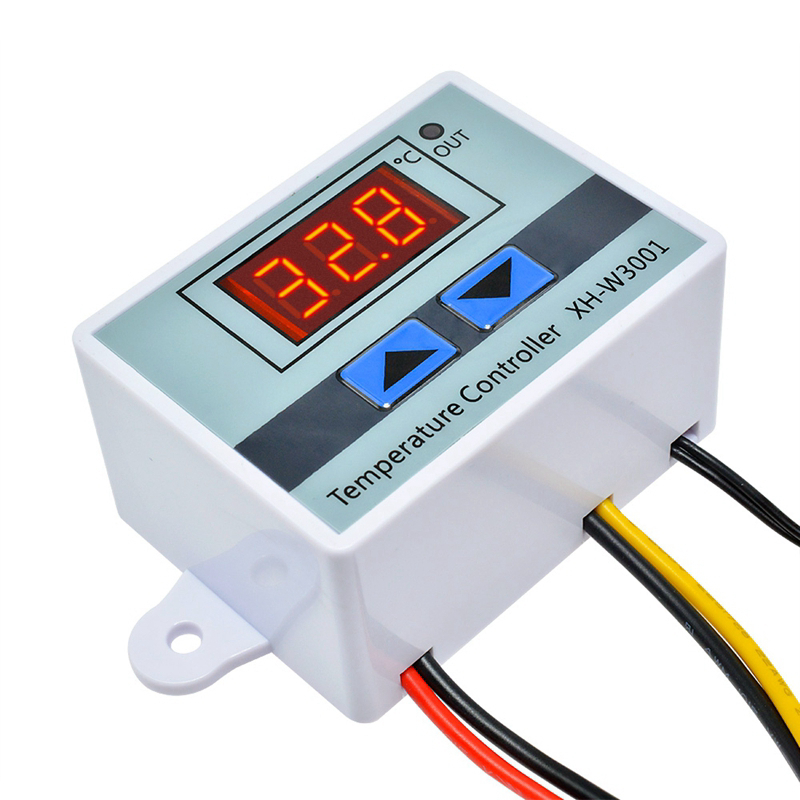 10A DC 12V DC 24V 220 XH-W3001 Digital LED Temperature Controller ...