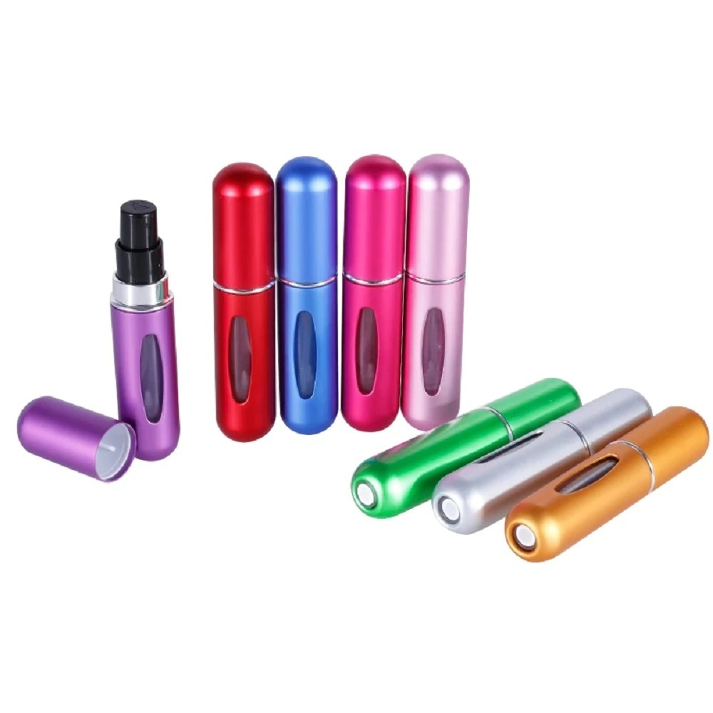 Mini Perfume Refillable Spray Bottle Travel Atomizer 5ml Alcohol Pump ...