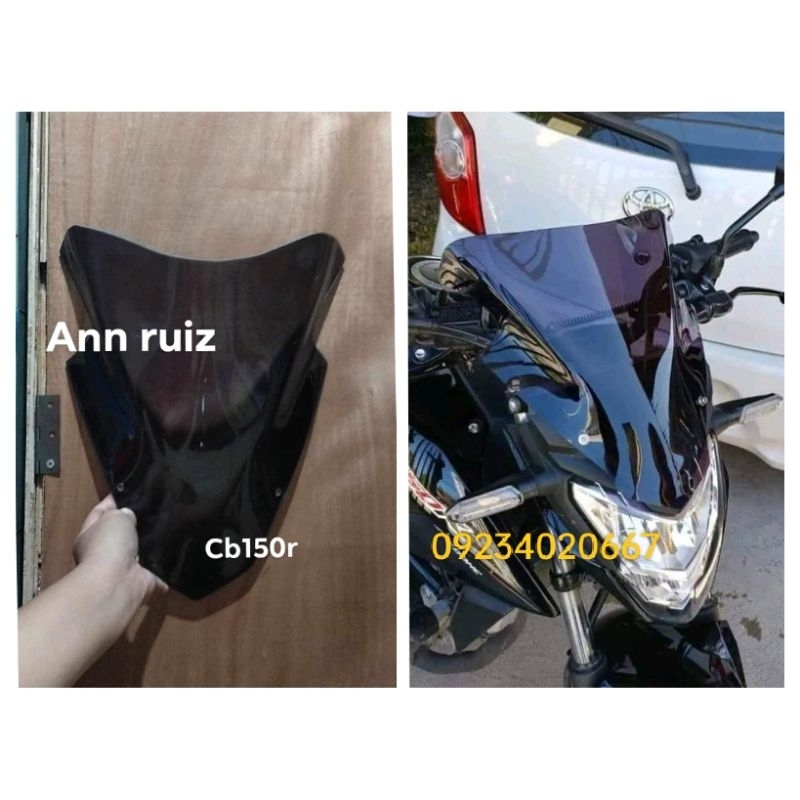 Honda Cb150r visor (windshield) | Shopee Philippines
