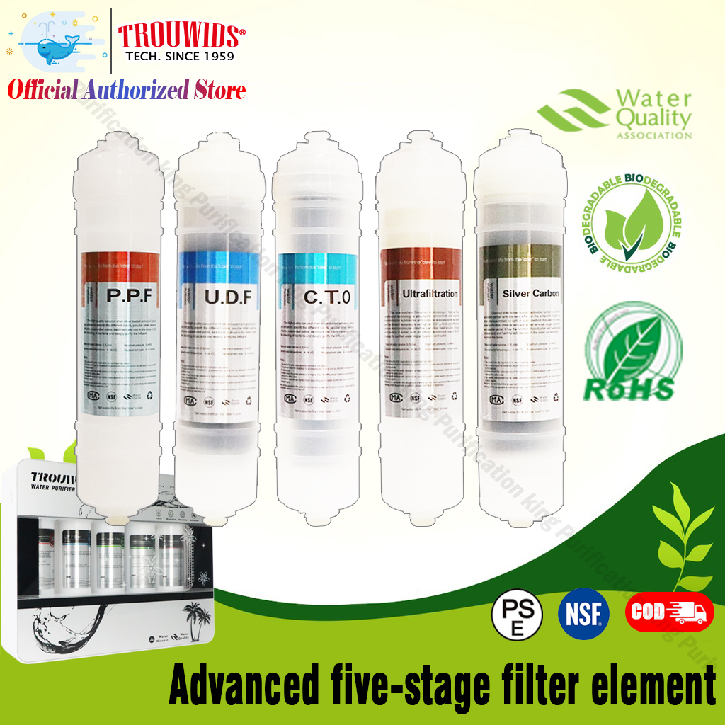 5 Stages Water Purifier Replaceable Filter Element Water Purifier ...