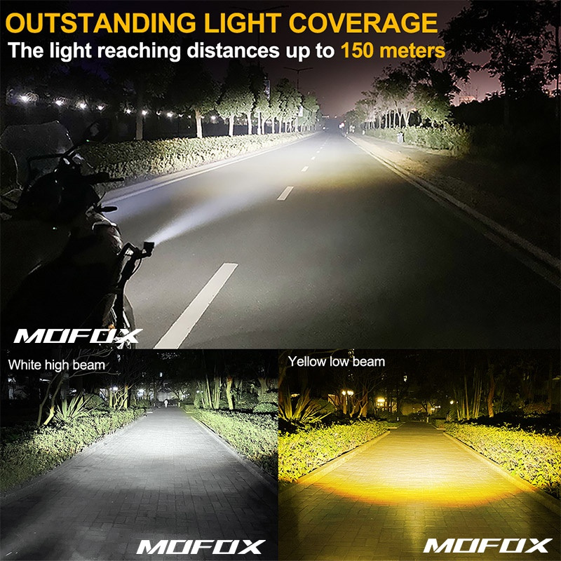 MOFOX LB2 Laser Gun For Motorcycle Car Jeepney LED Fog Light 60W/Pair ...