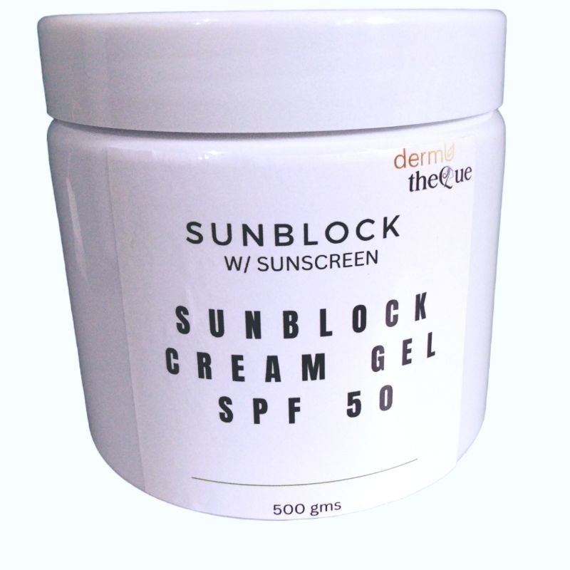 SUNBLOCK W/ SUNSCREEN CREAM GEL SPF 50 | Shopee Philippines
