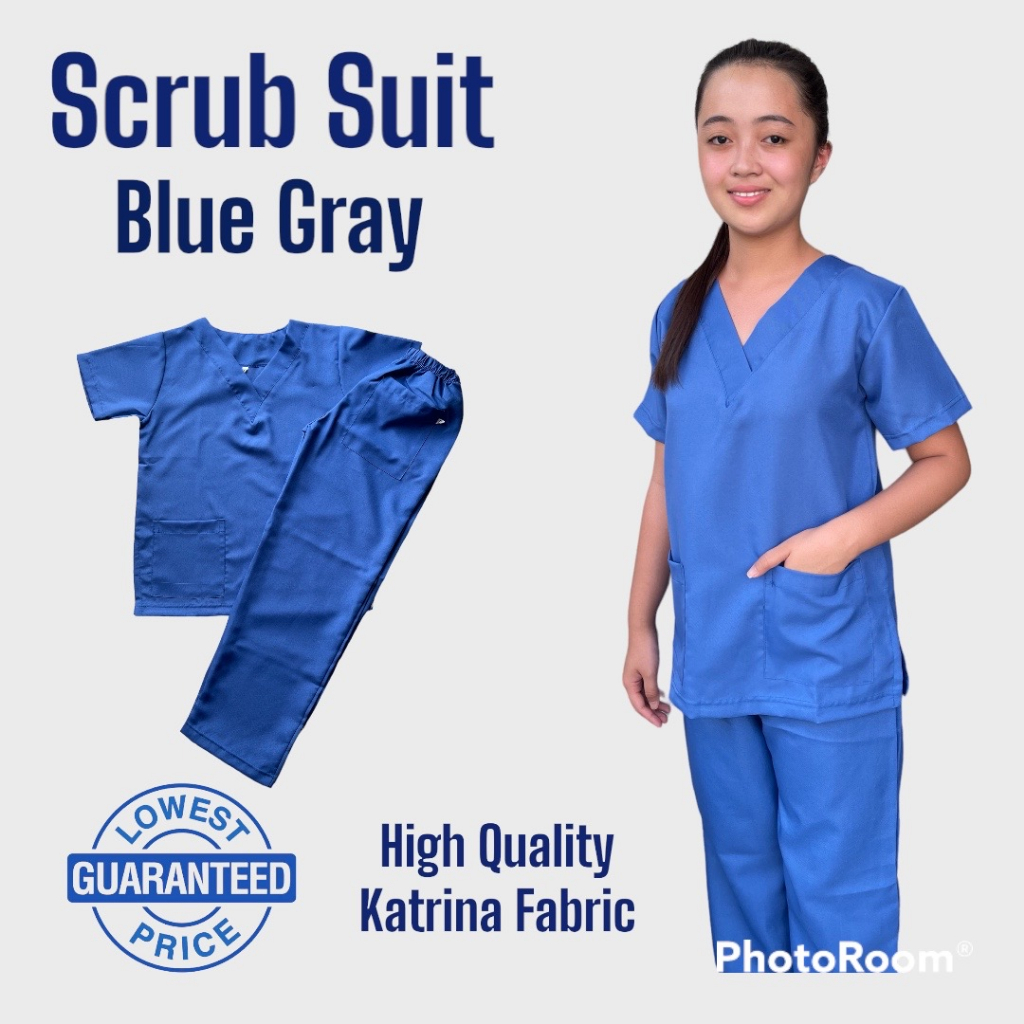 Unisex Scrub Suit Set for for Health Workers | Shopee Philippines