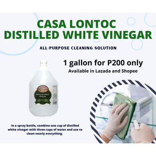 MAX OF 2 PER ORDER Casa Lontoc Distilled White Vinegar 1 gallon ...