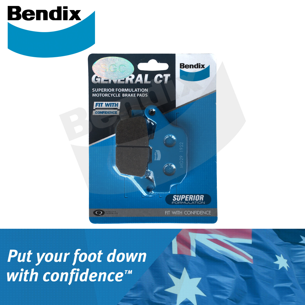 Bendix Motorcycle Brake Pads Rear for Honda CBR 250, CB400 | Shopee ...