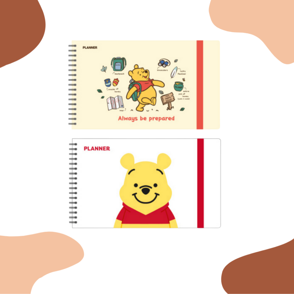 Daiso Korea - Winnie the Pooh Open Ended Planner | Shopee Philippines