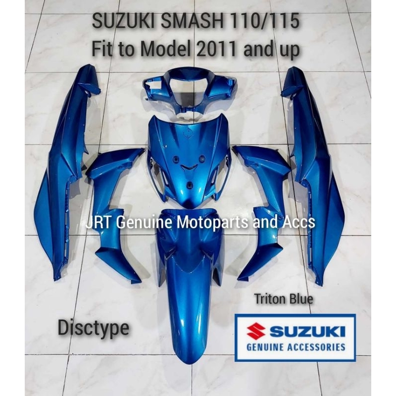 Suzuki Smash Triton Blue Dictype Fairing Model 2011 and up | Shopee ...